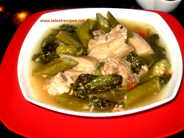 Pork Sinigang (Pork In Tamarind Broth)