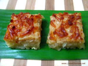 Cassava Cake (Cassava Bibingka)