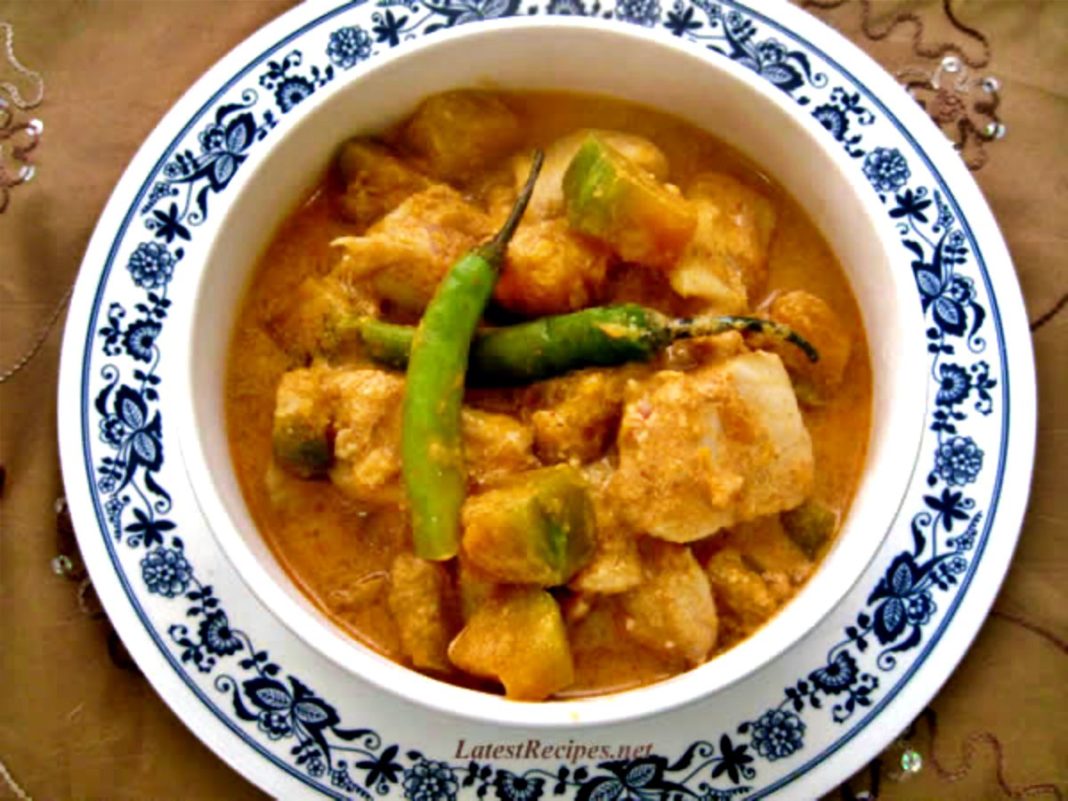 Squash and Fish Curry