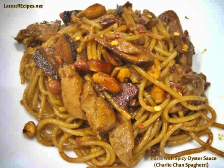 Spaghetti with Spicy Oriental Sauce (Charlie Chan Chicken Pasta Copycat)