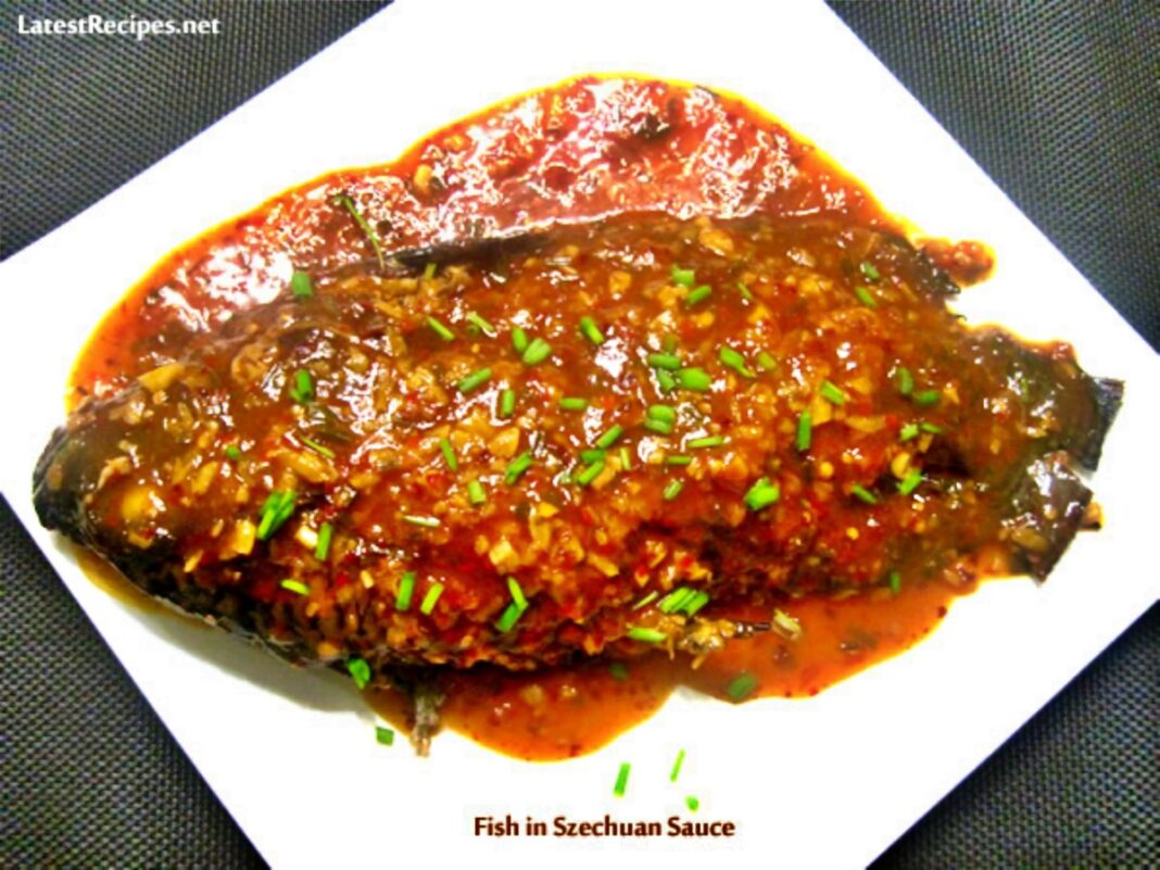Fish in Szechuan Sauce