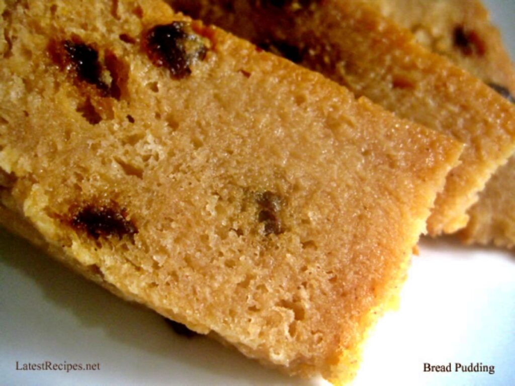 Simple Steamed Bread Pudding