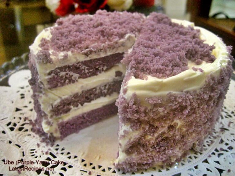 Ube Layer Cake (Purple Yam Cake)