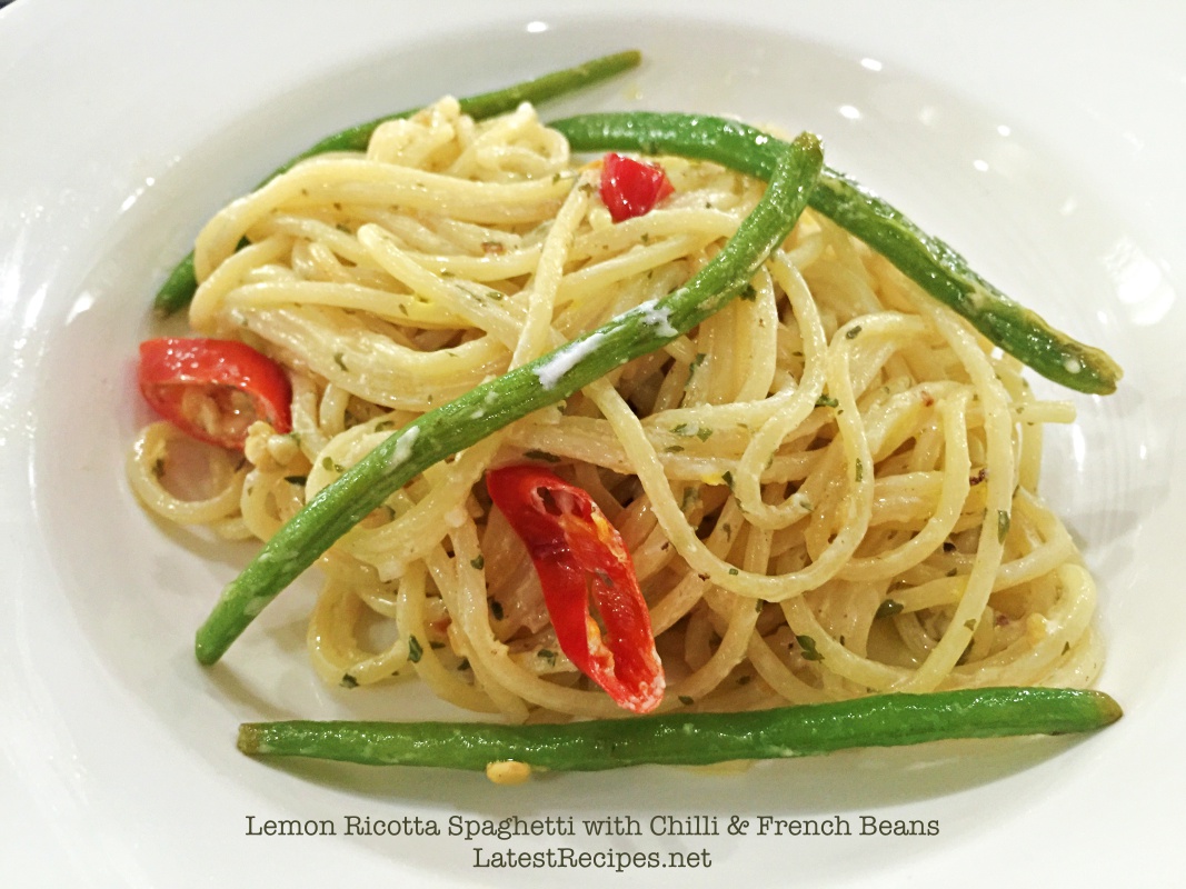 Lemon Ricotta Spaghetti