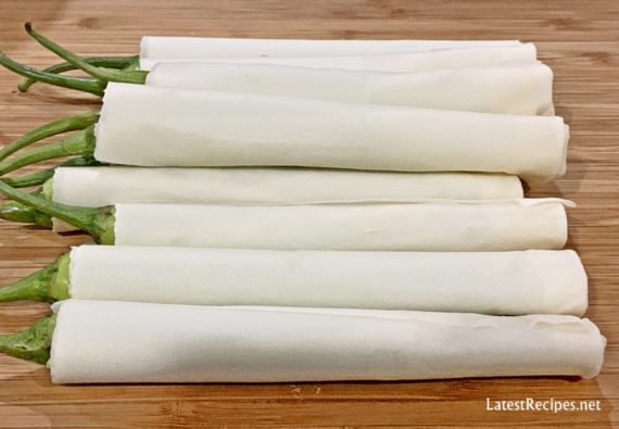 Dynamite (Cheese-Stuffed Green Chili Rolls)