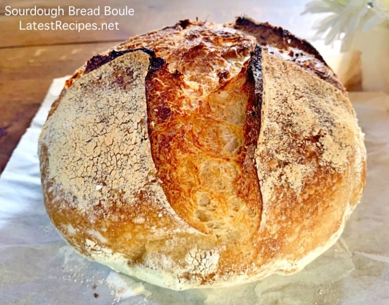 Rustic Sourdough Bread Boule - Latest Recipes