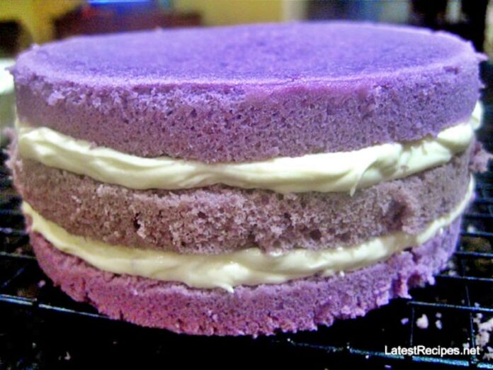 Ube Layer Cake (Purple Yam Cake)