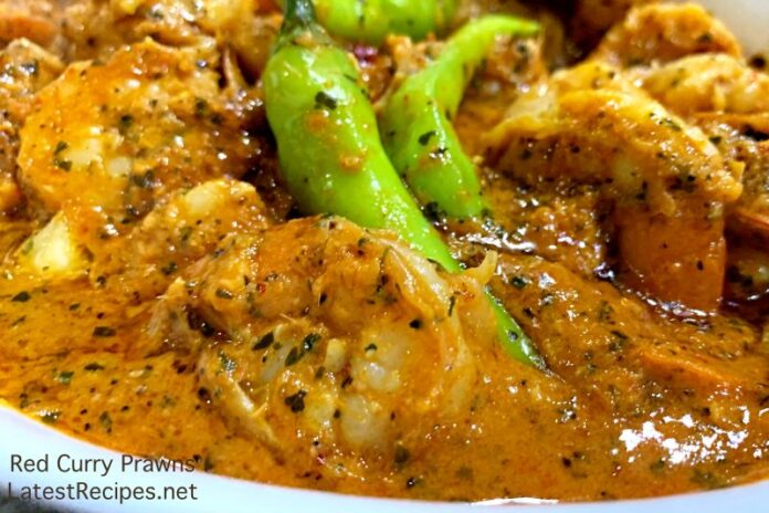 Red Curry Prawns - Latest Recipes