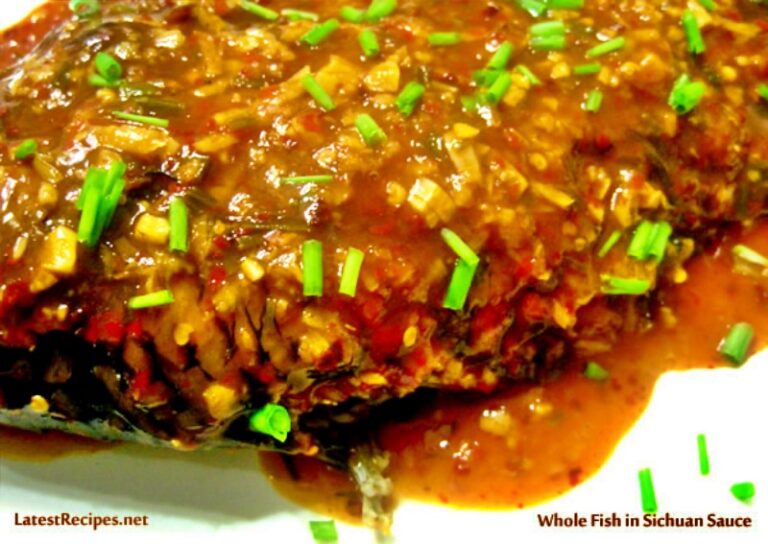 Fish in Szechuan Sauce